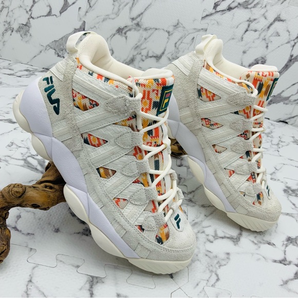 Fila | Shoes | Mens Fila Stackhouse Spaghetti Gardenia Orange Sneakers ...